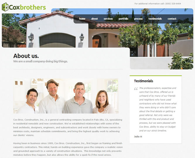 Construction Web Design, Construction Website Designer