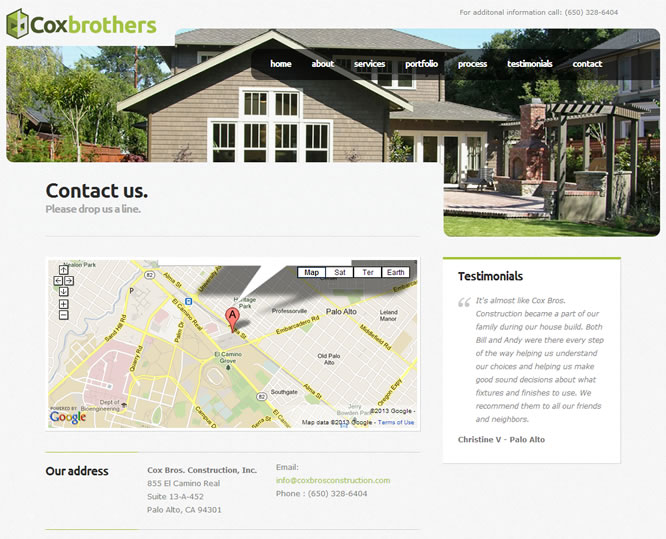 Construction Web Design, Construction Website Designer